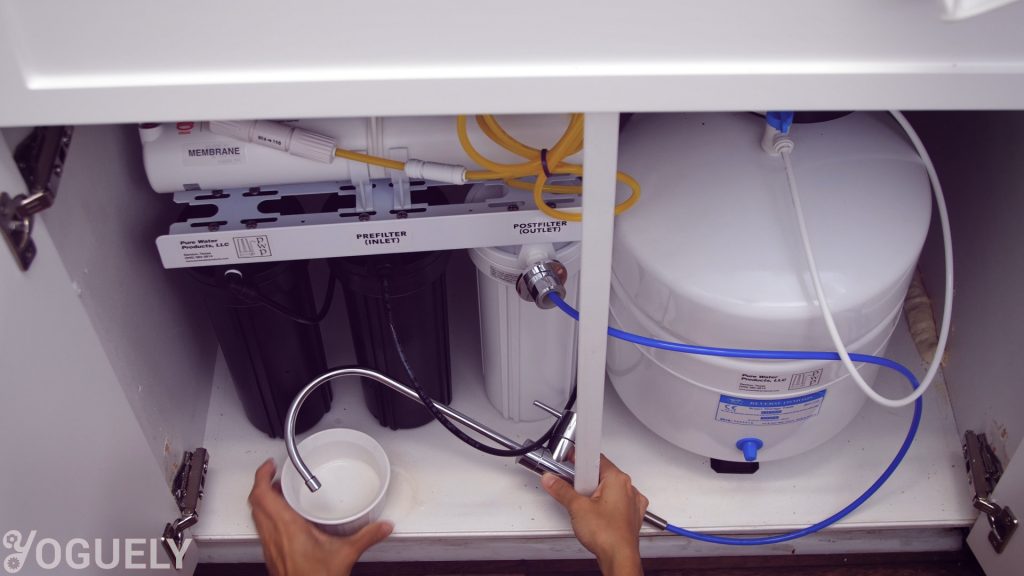 How to Install Reverse Osmosis Water Filter System Under the Sink (Step by Step) — Yoguely